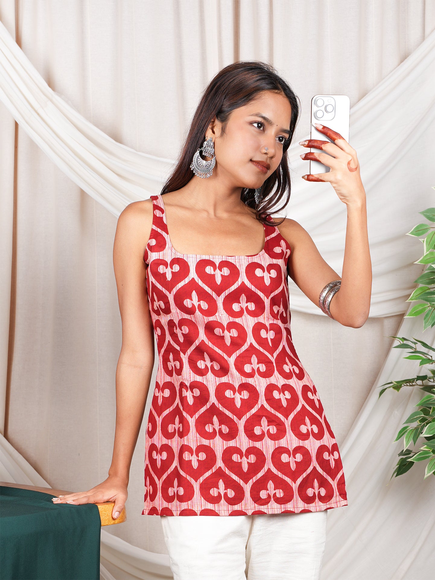 Myra Deep Back Short Kurti